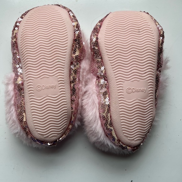 Disney | Shoes | Disney Princess Pink Rose Gold Sequin Toddler Girl ...